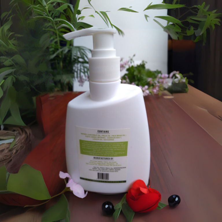 Natural handmade Hand wash 250 ml – Mountain Herbs